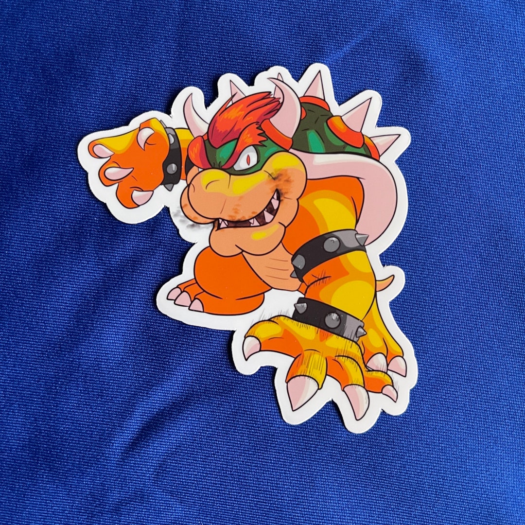 Super Mario Bros Bowser Sticker - Etsy