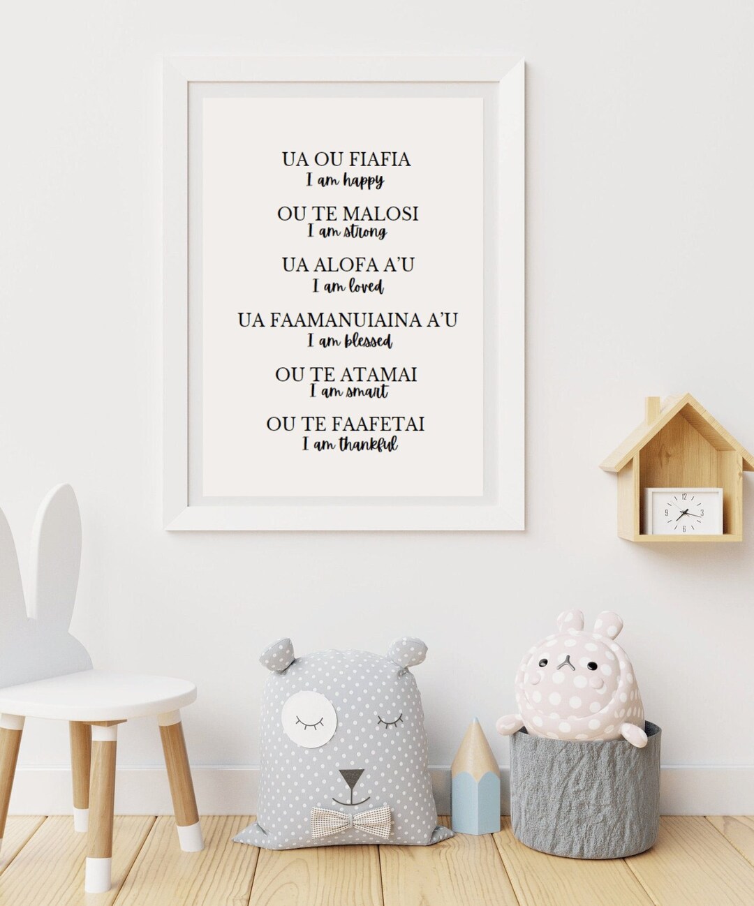 Samoan Affirmations Poster - Etsy