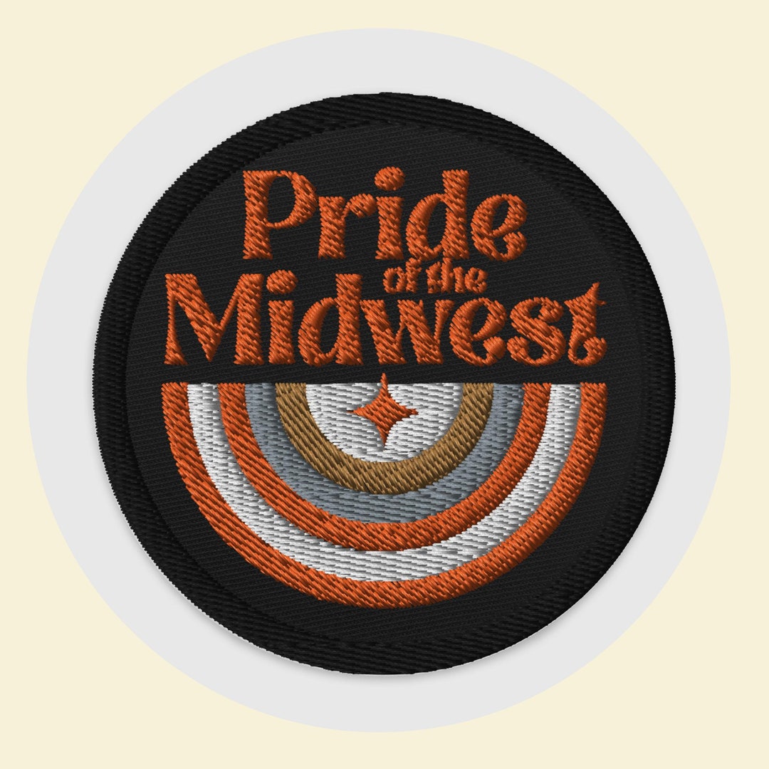 Pride of the Midwest Embroidered Patches - Etsy