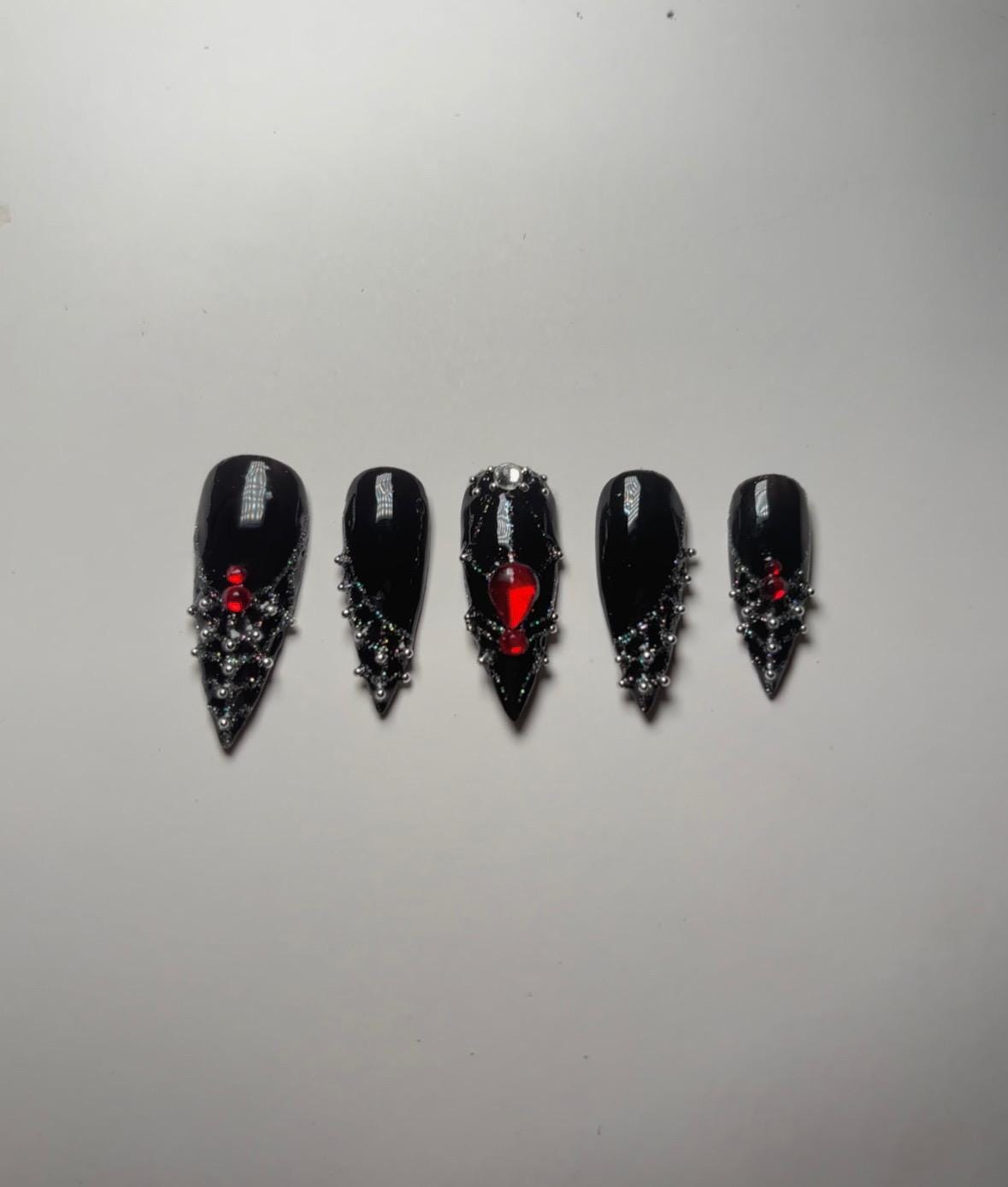 Red Spider Nails - Etsy