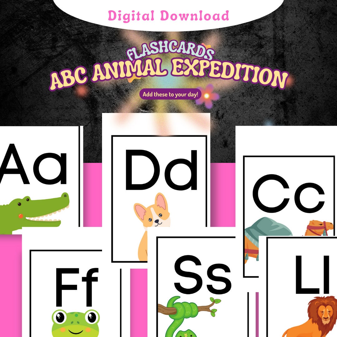 Alphabet Cards A-Z - Etsy