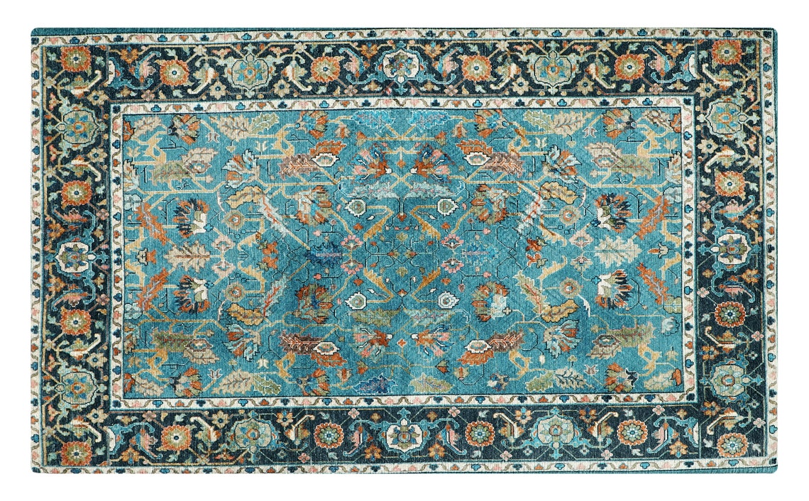 100% Cotton Hand Woven Doormat/bathroom/ Kitchen Mat 18 X 30 With Foam ...