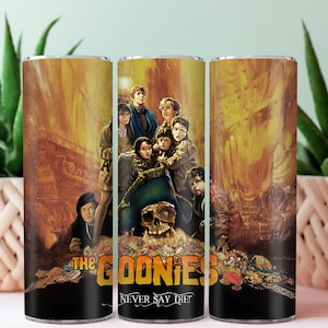 The Goonies Digital Art Download Drink Tumbler 20z Skinny Sublimation ...