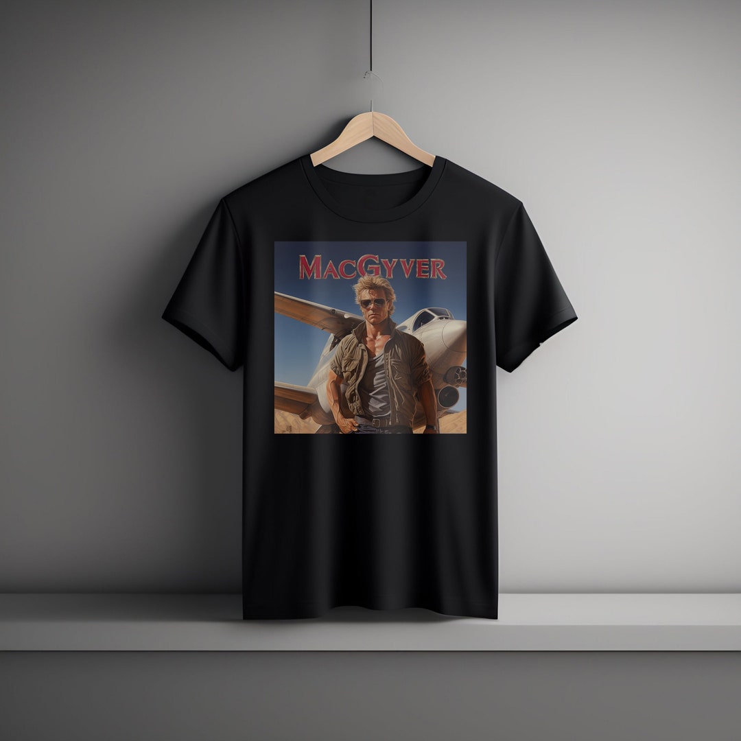 Macgyver Inspired Digital Art For Versatile T Shirt Printing Etsy
