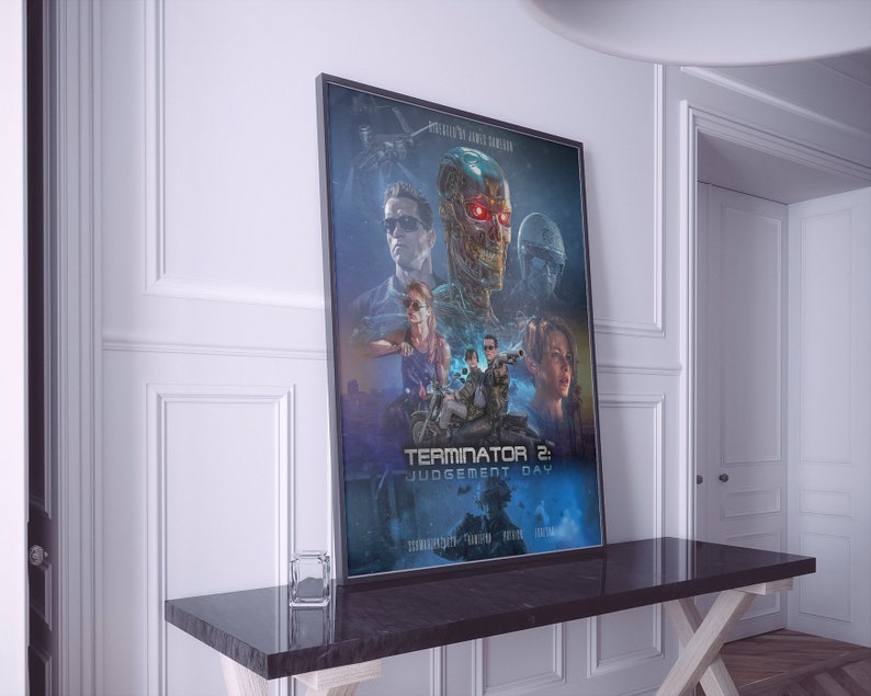 Terminator 2: Judgment Day 1991 Custom Digital Art Download - Etsy