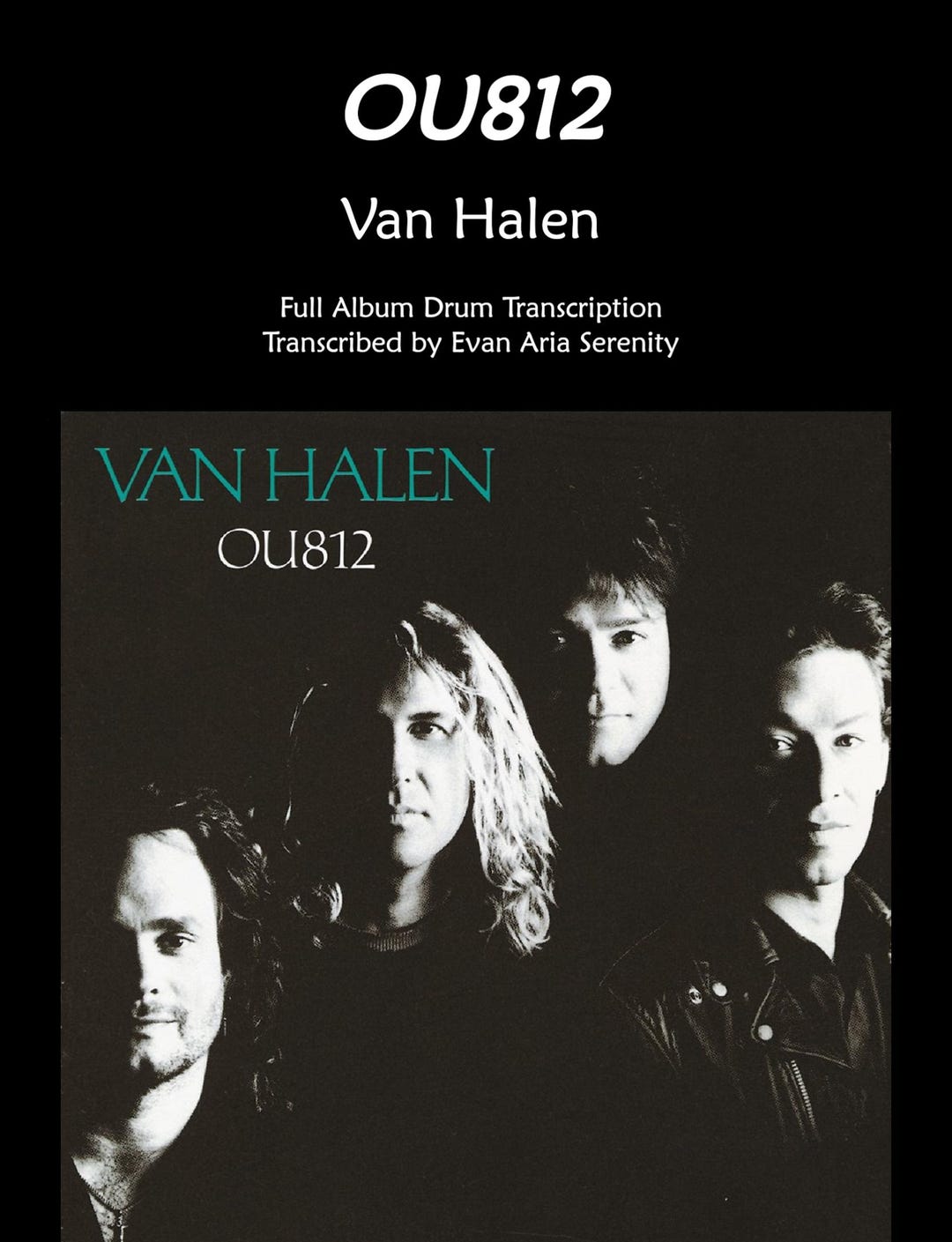 Van Halen - OU812 (full Album Drum Transcription) - Etsy