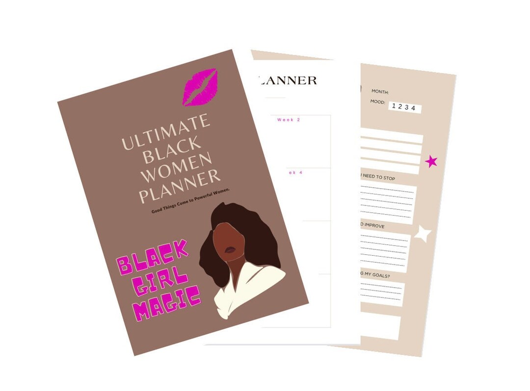 Ultimate Black Women Planner - Etsy