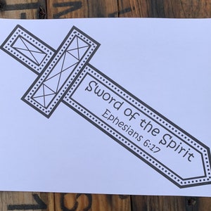 The Armor of God Print and Wear Armor Ephesians 6:10-20 - Etsy