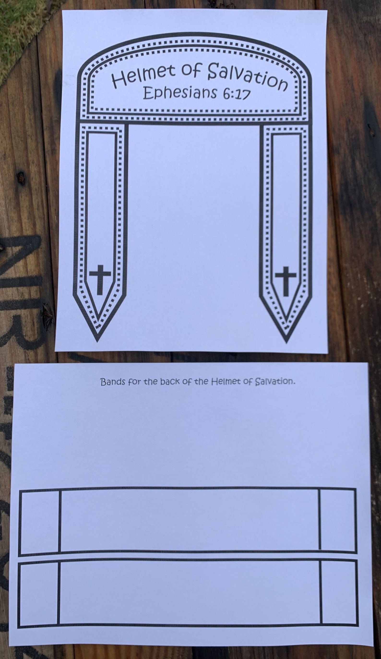 The Armor of God Print and Wear Armor Ephesians 6:10-20 - Etsy