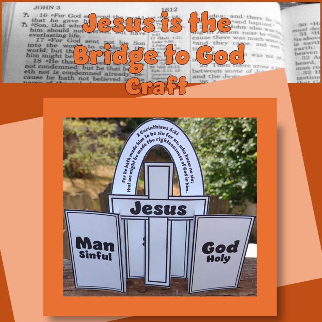 Jesus is the Bridge to God Craft - Etsy