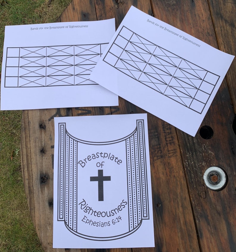 The Armor of God Print and Wear Armor Ephesians 6:10-20 - Etsy