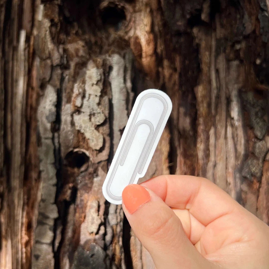 Paperclip Sticker Cute Waterproof Vinyl Decal for Laptops, Water ...