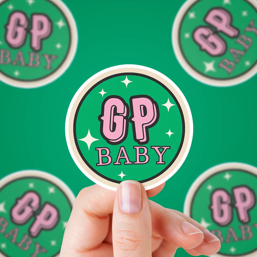 GP Baby Sticker, Gastroparesis Awareness, Chronic Illness Sticker ...