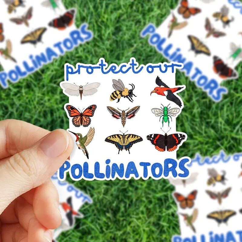 Pollinator Sticker - Etsy