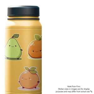 Happy Cute Orange Sticker | Cute Waterproof Vinyl Decal for Laptops ...