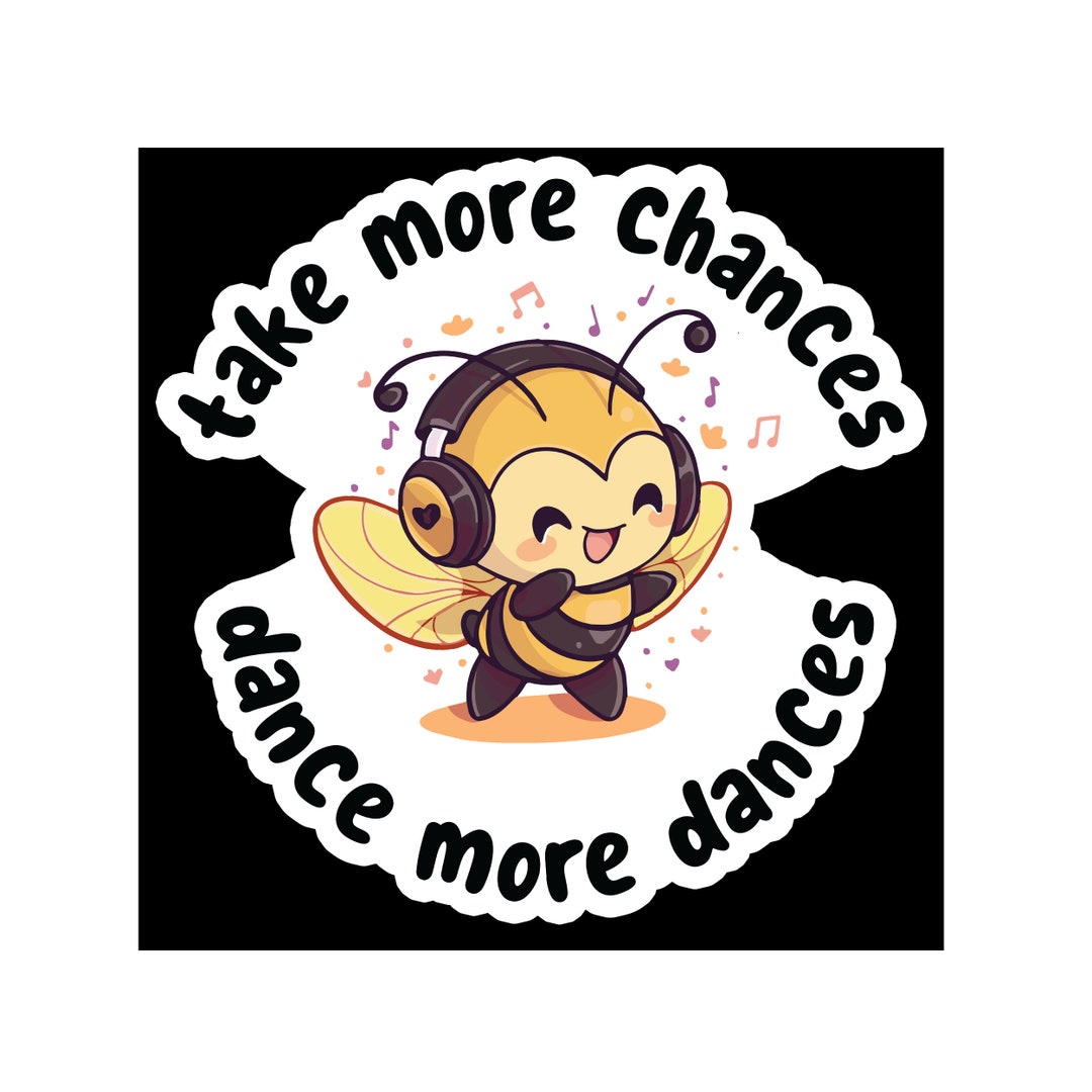 Bee Dance More Dances Sticker - Etsy