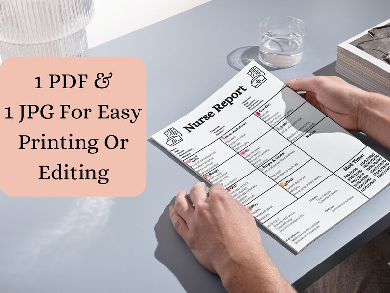 Nurse Report Sheet Nurse Handoff Report Sheets Nurse Patient Report ...