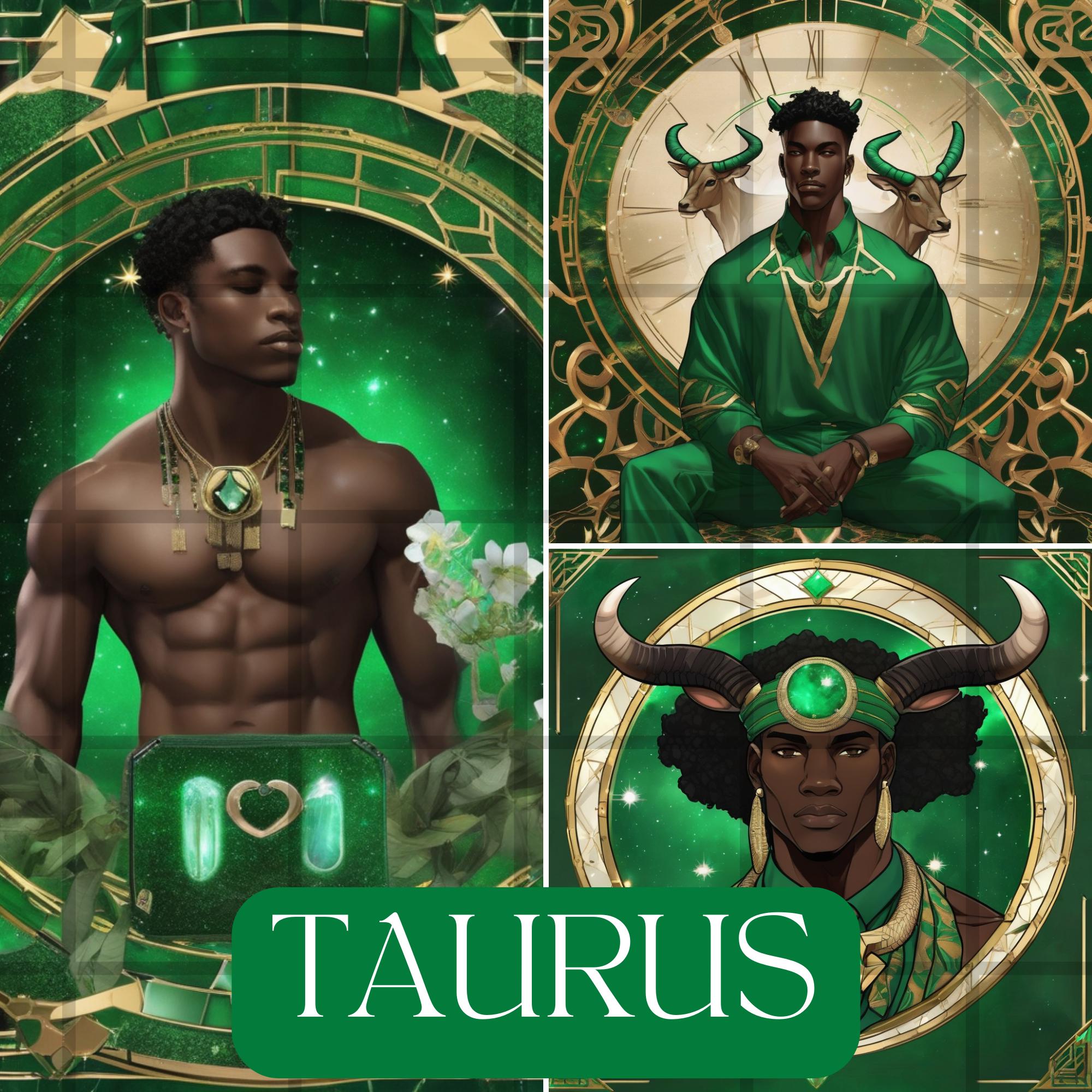 Afro American Male Zodiac PNG: 36 Astrology Graphics (canva Editable ...