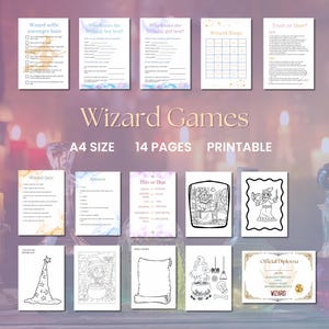 Magical Wizard Game for Girl and Boy Birthday Party Fun Celebration ...