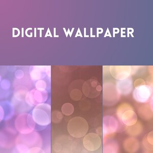 Digital Background Bokeh Light for Graphic Art Project Cool Wallpaper ...