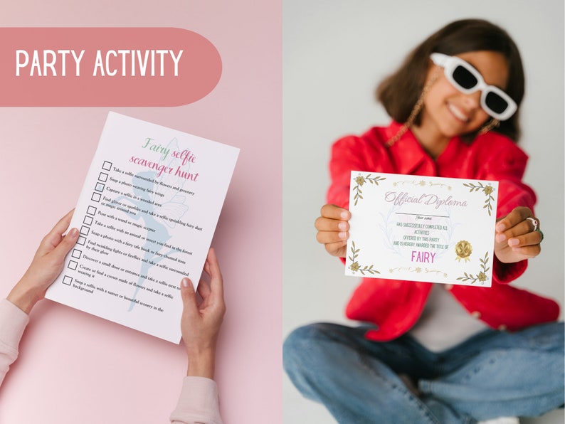 Fairy Theme Party Game for Birthday Party for Children Fun Activity ...