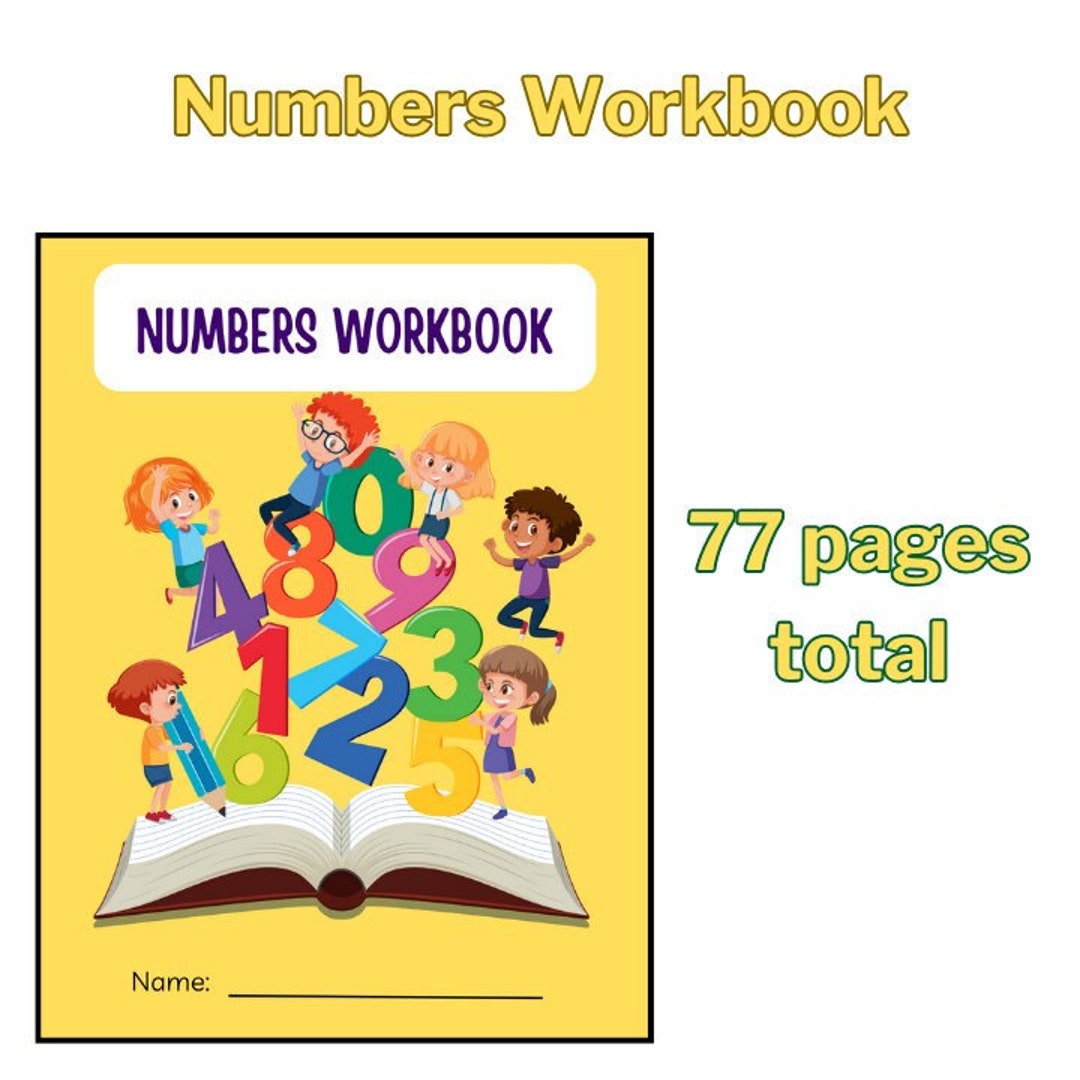 Preschool Numbers Workbook | Printable Worksheets | Homeschool ...