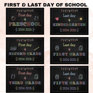 First Day of School DIGITAL DOWNLOAD| Back to School Sign Template ...