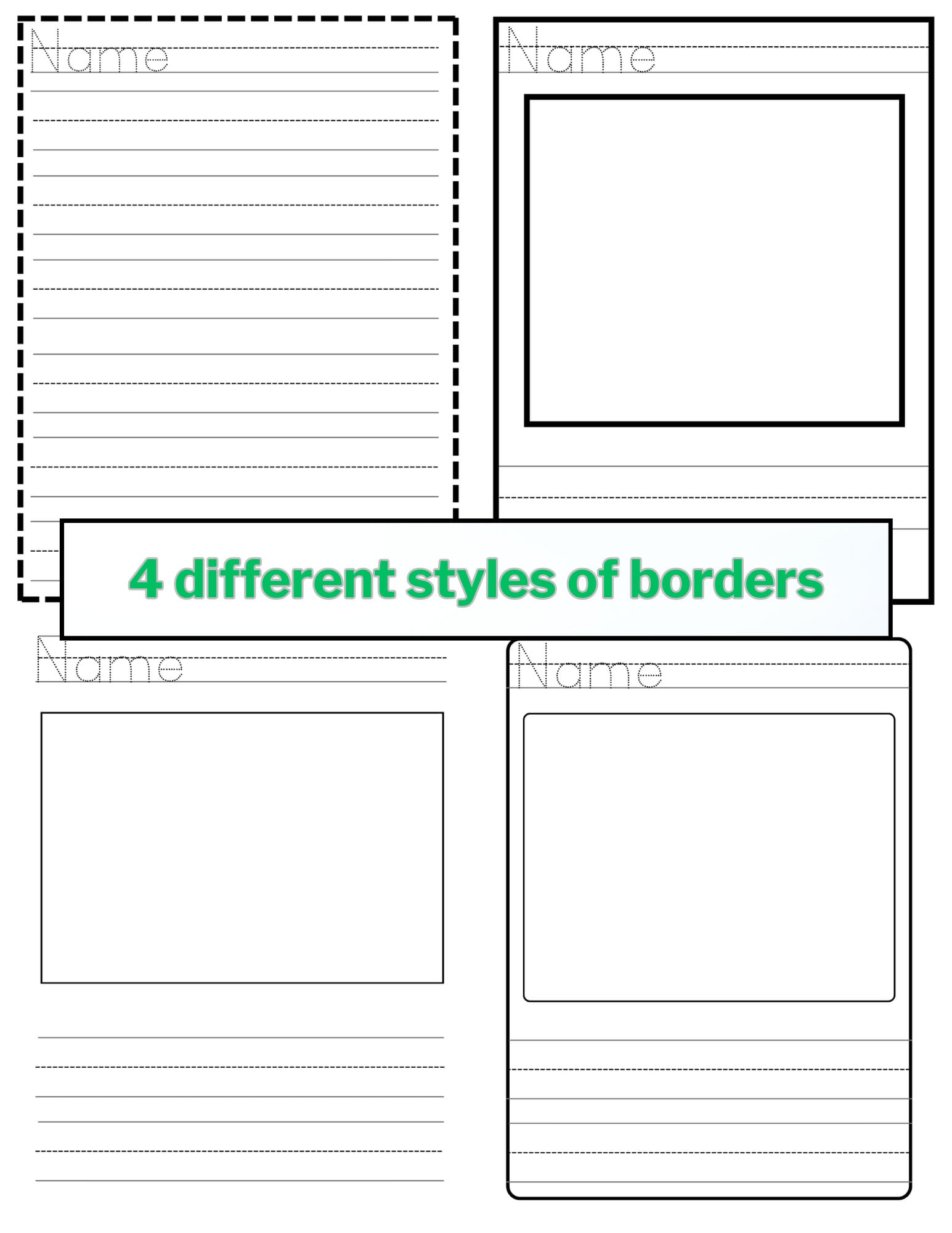 Handwriting Practice With Printable Lined Writing Paper | Printable ...