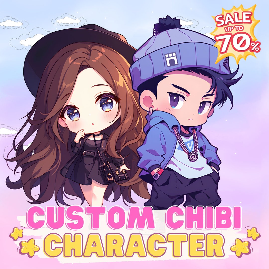 Custom Chibi Anime Chibi Character Chibi Logo Cute Chibi Chibi Emotes ...