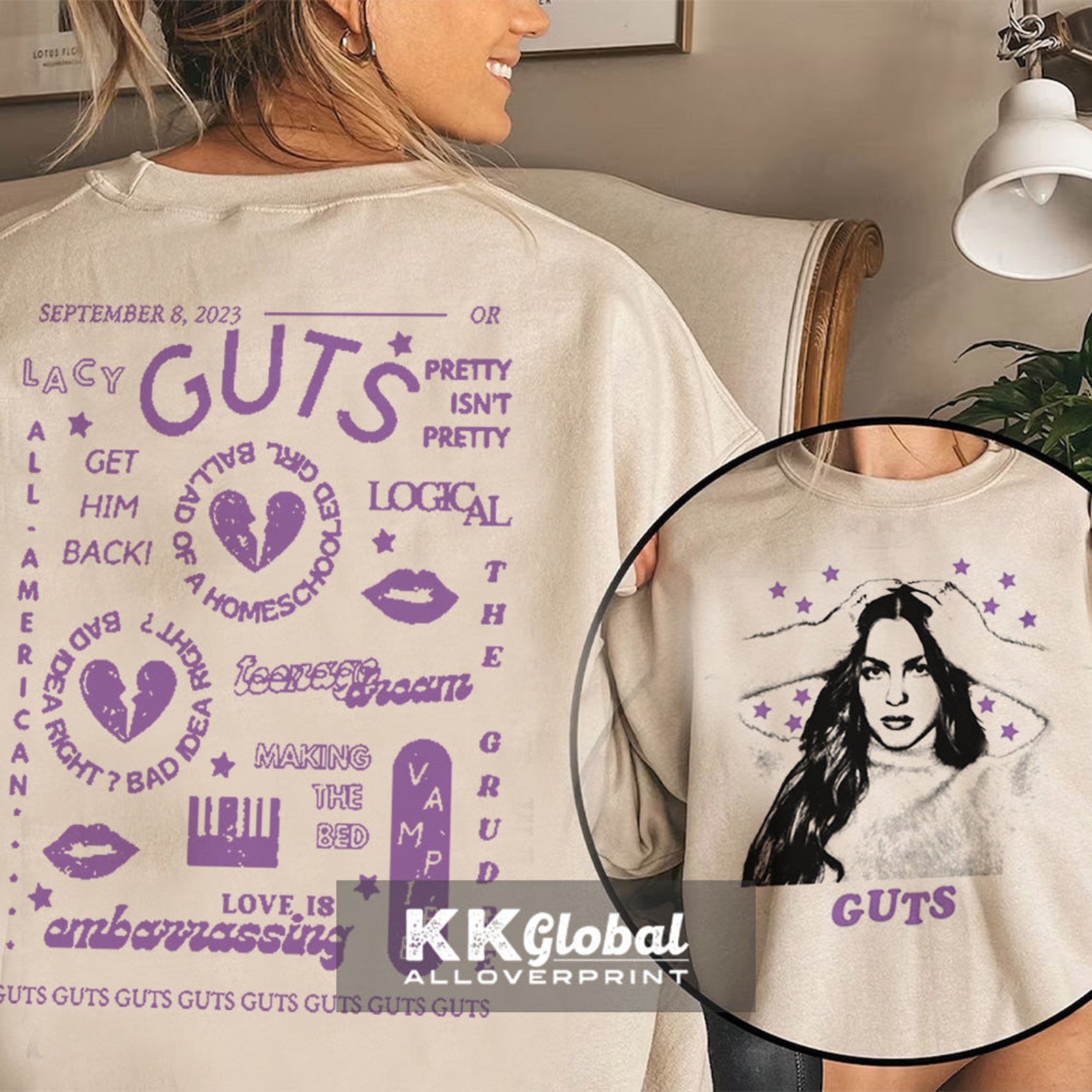 Guts Olivia Rodrigo Shirt Olivia Rodrigo Guts Merch Olivia Etsy