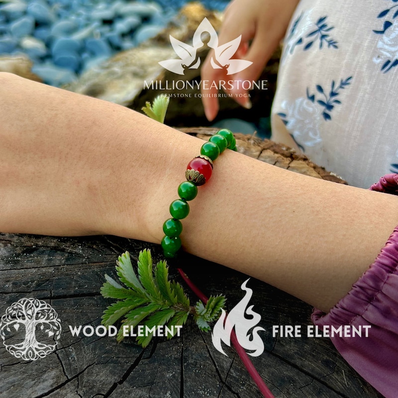 Red Jade Bracelet - Etsy