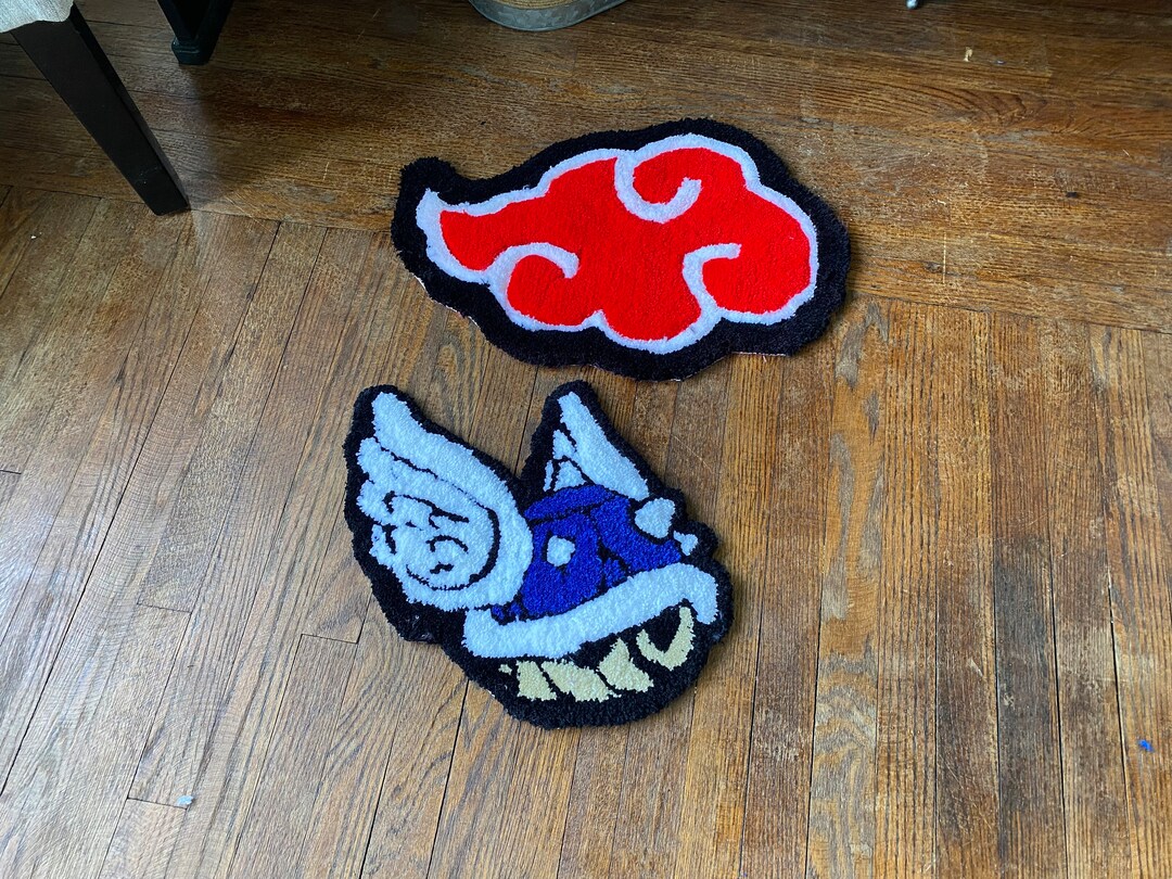 Akatsuki and Blue Winged Spiny Shell Rug - Etsy