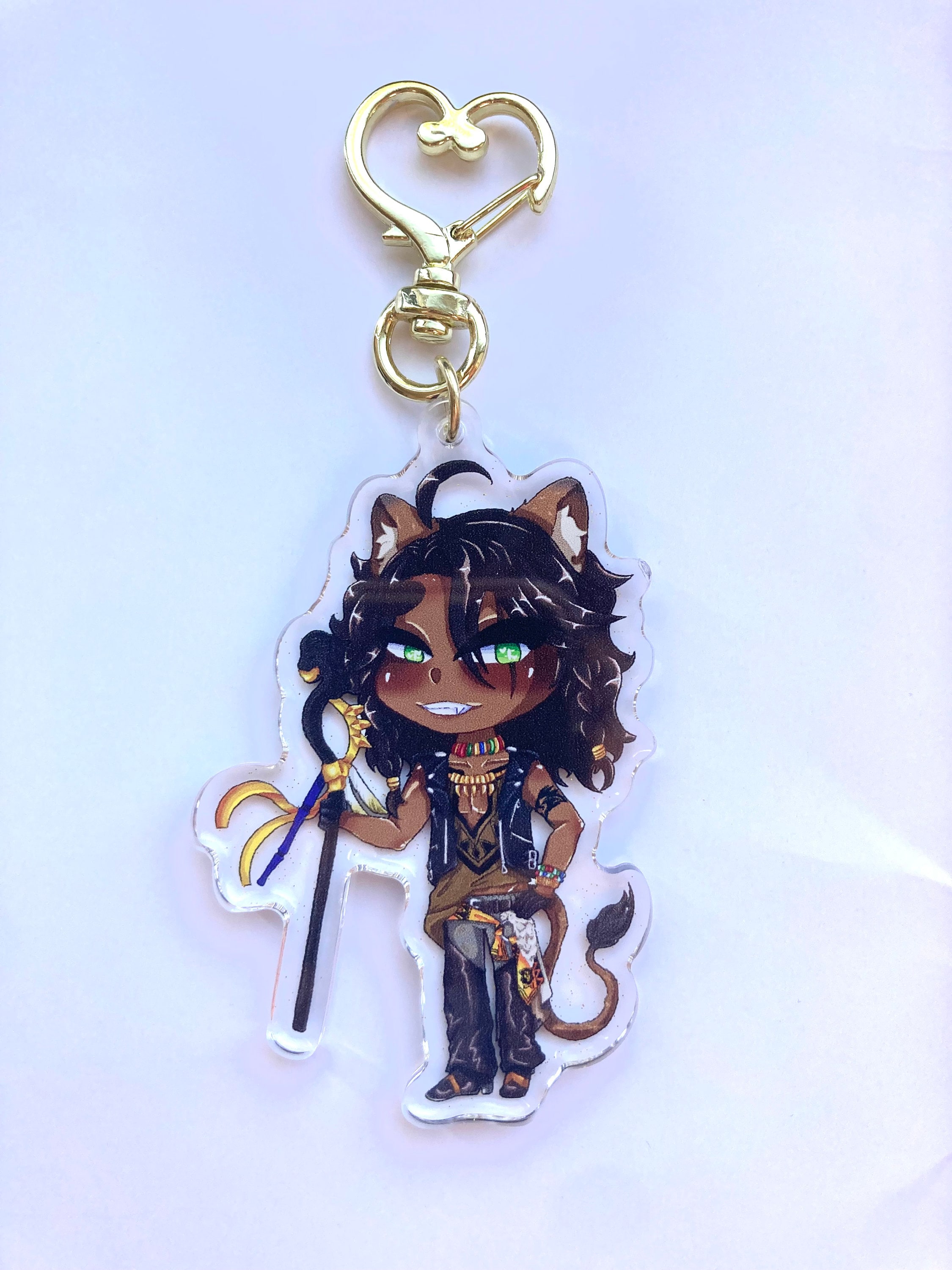 Twisted Wonderland Riddleleona and Azul Keychains - Etsy