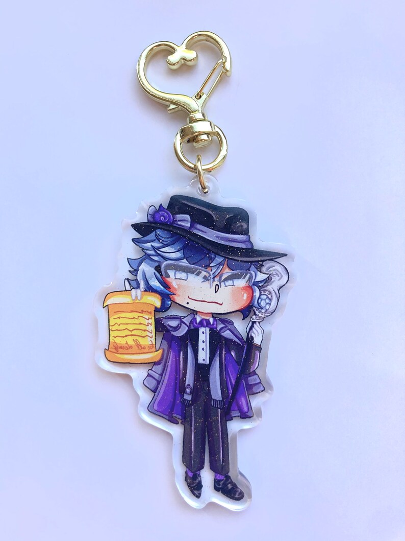 Twisted Wonderland Riddle,leona, and Azul Keychains - Etsy