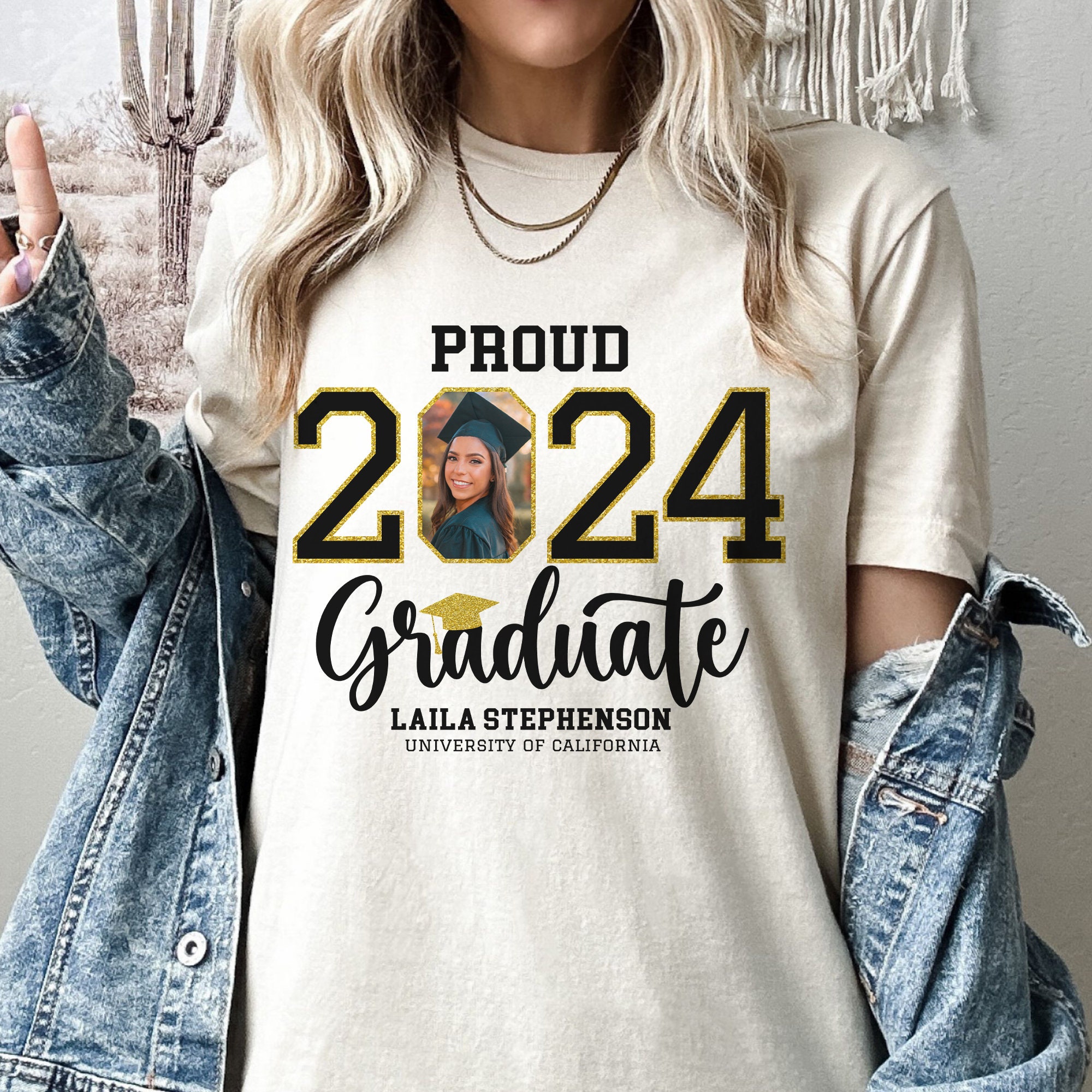 Custom Graduation Shirt, Class of 2024 Family Graduation Shirt, Proud ...