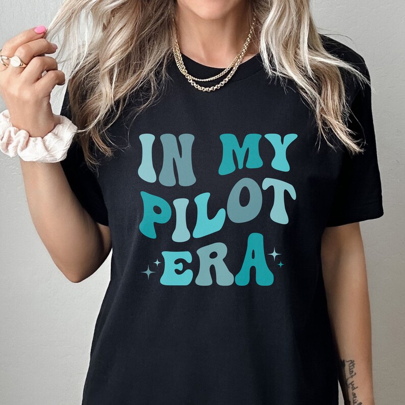 In My Pilot Era Shirt, Student Pilot Gift, Aviation School Tee, Gift ...