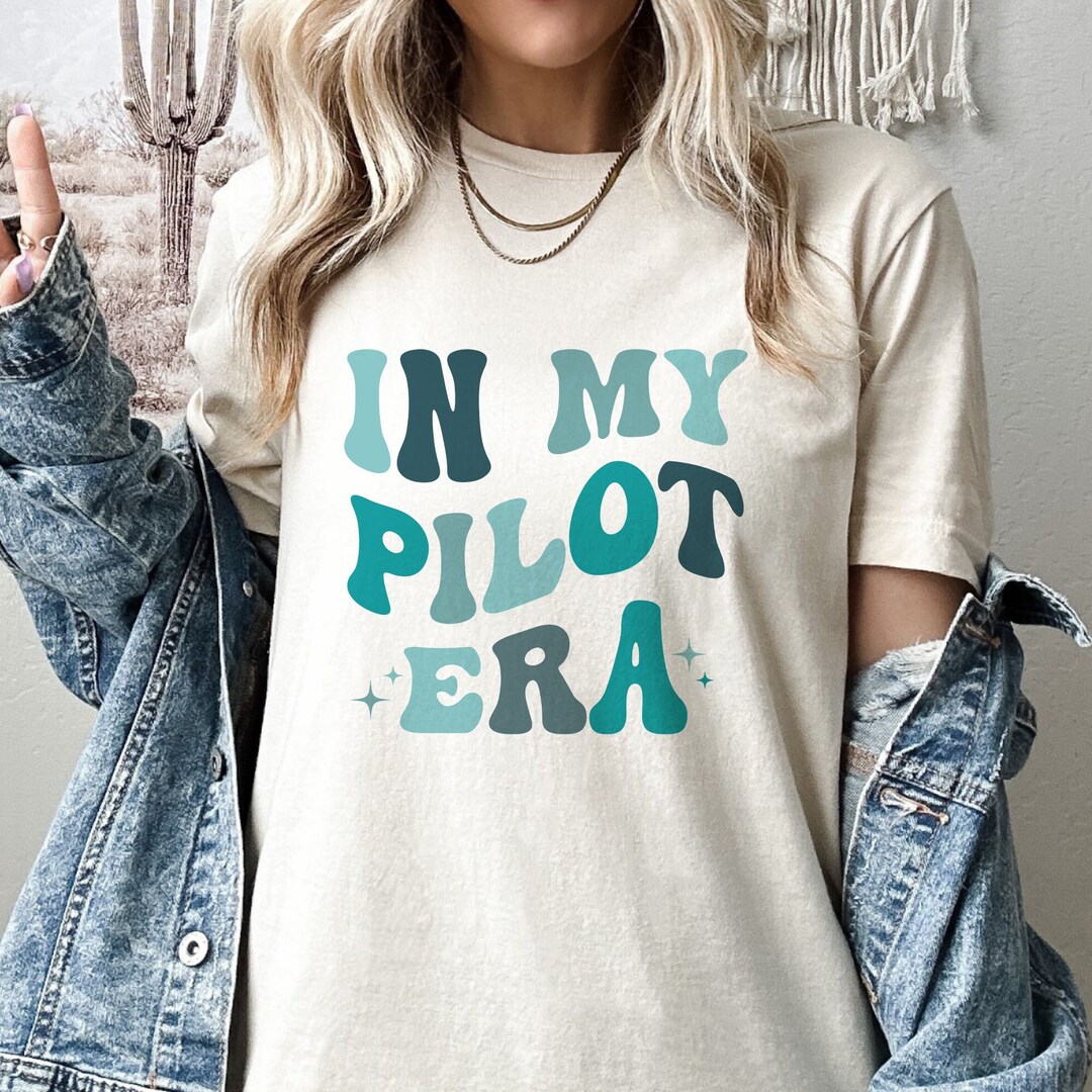 In My Pilot Era Shirt, Student Pilot Gift, Aviation School Tee, Gift ...