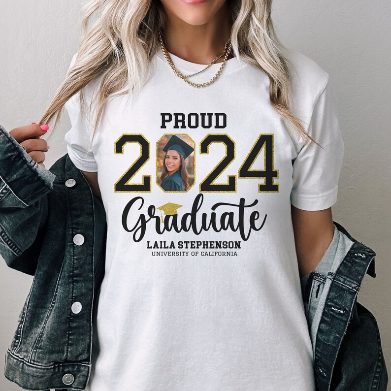 Custom Graduation Shirt, Class of 2024 Family Graduation Shirt, Proud ...