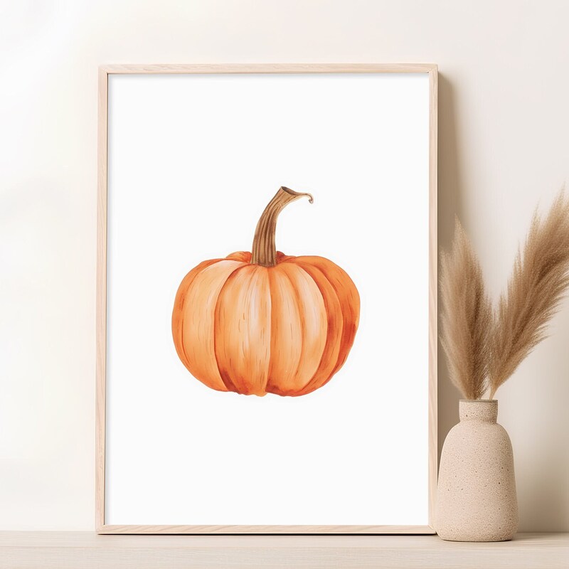 Pumpkin Print - Etsy