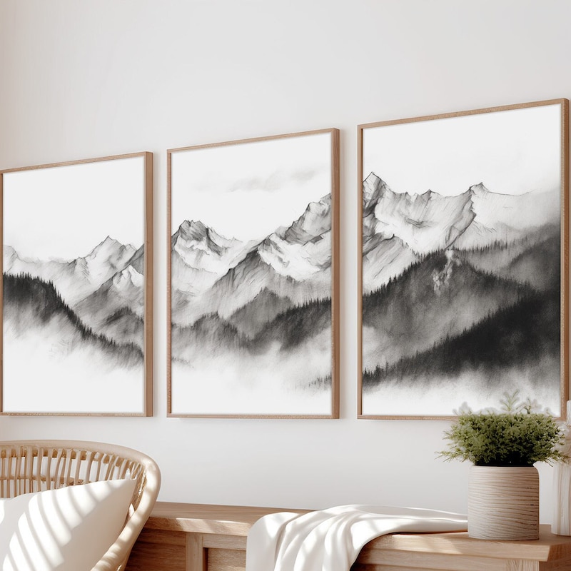 Mountain Poster - Etsy