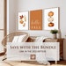 Falling Leaves Watercolor Print: Rustic Autumn Wall Art (digital ...
