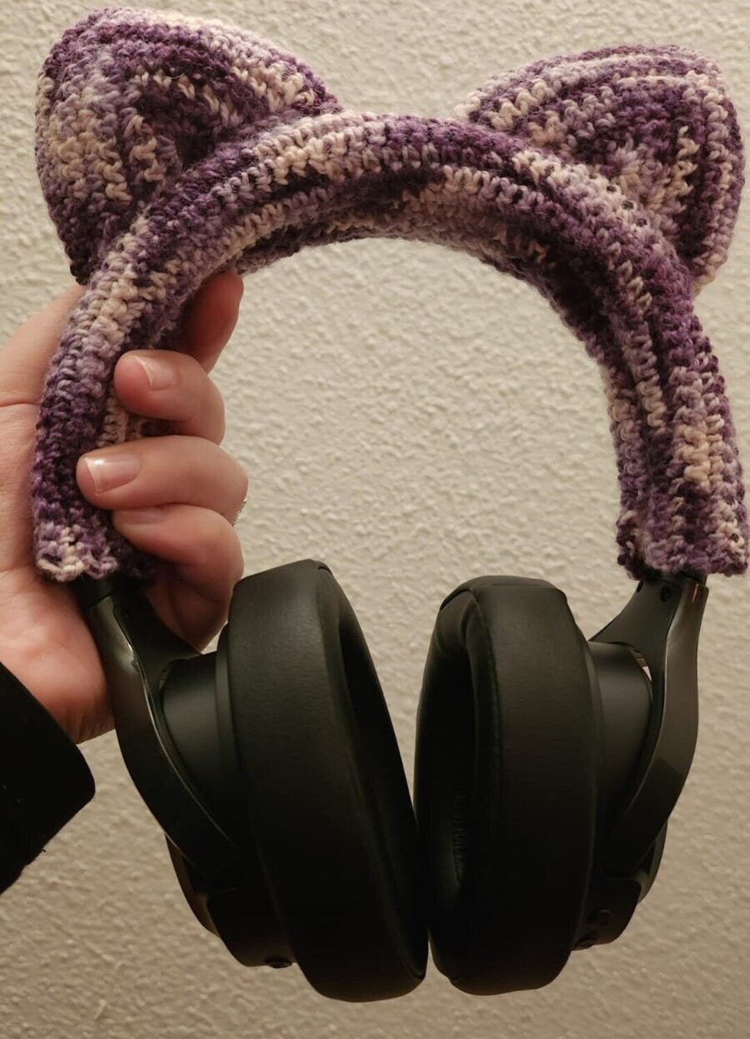 PATTERN | 3D Crochet Cat Ears for Headset - Etsy
