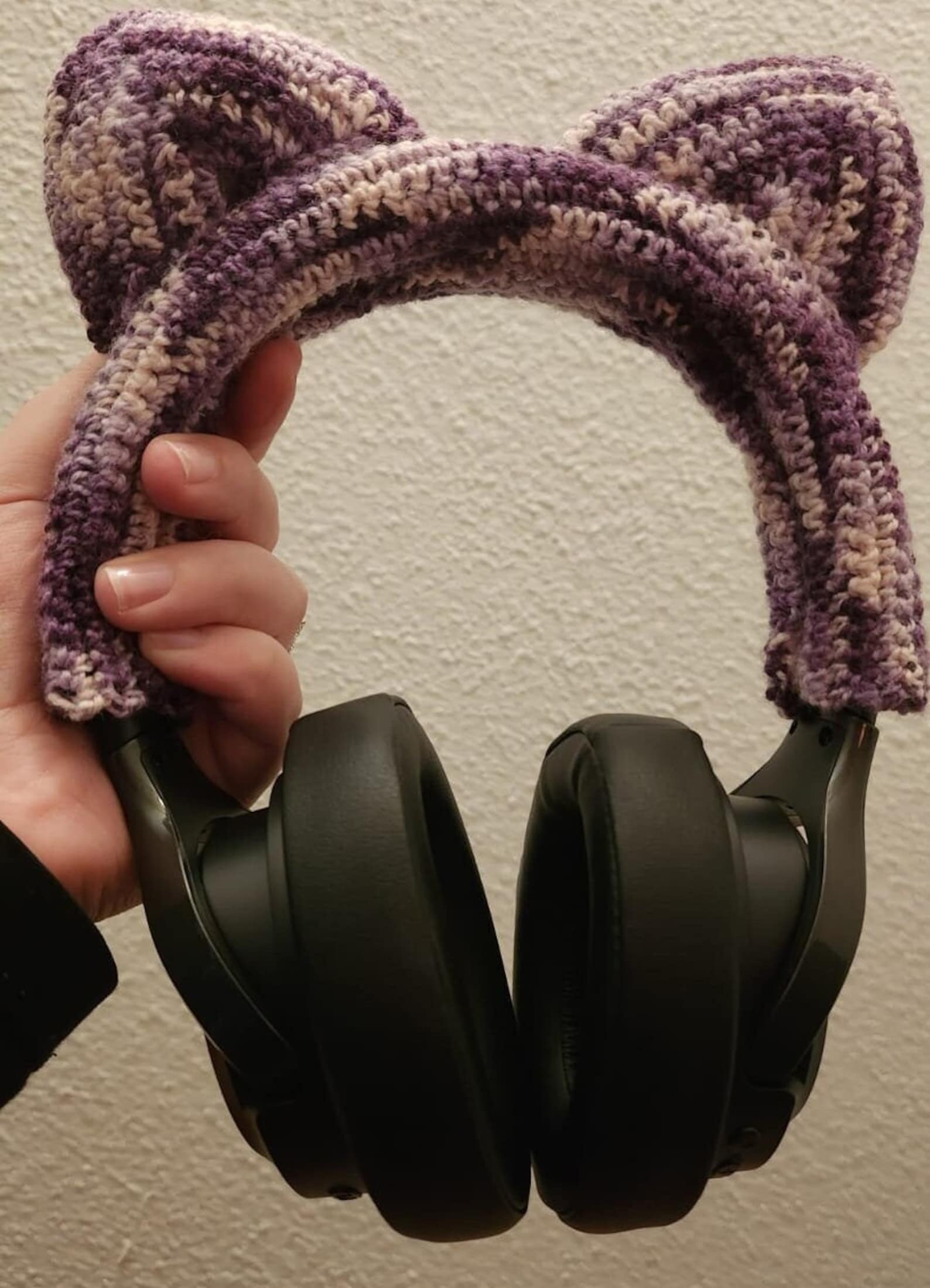 PATTERN | 3D Crochet Cat Ears for Headset - Etsy