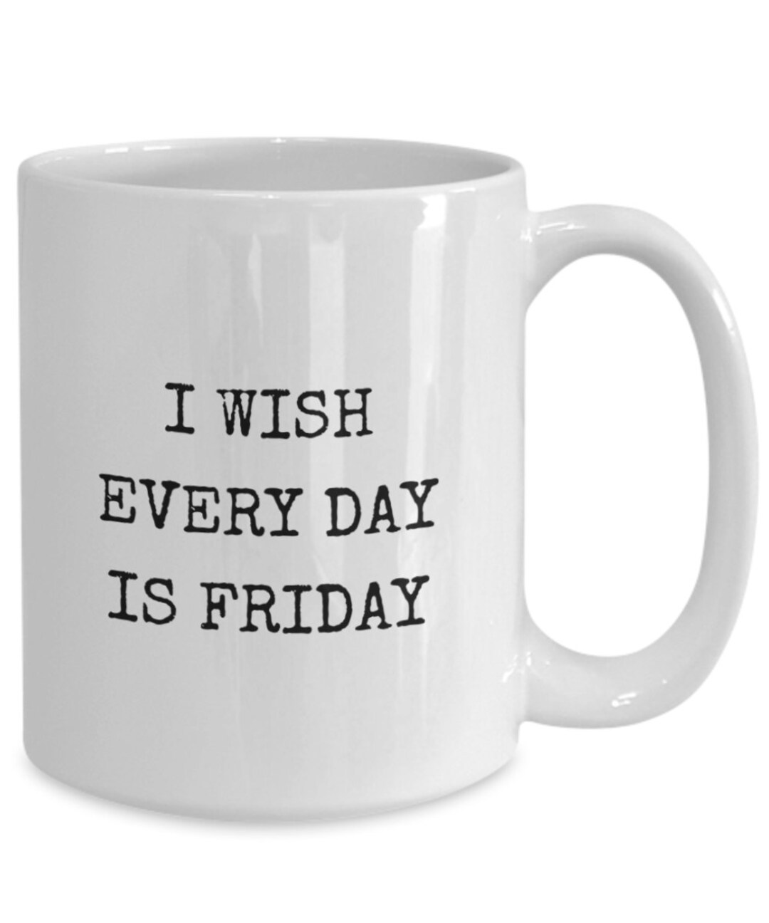 Funny Friday Custom Coffee Mug, Custom Coffee Cup, Coffee Mug ...