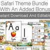 Safari Theme Classroom Rules Posters Printable Class Rules for ...
