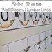 Safari Classroom Theme | Number Lines | 2 Various Styles of Number ...