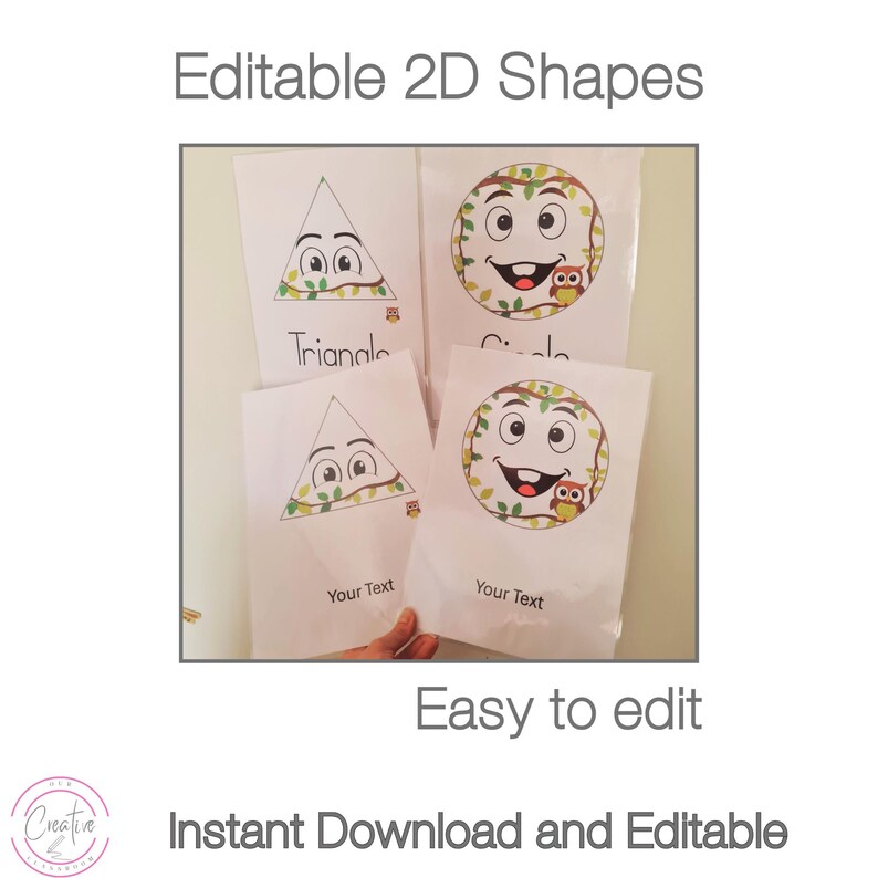 Owl Theme Classroom | 2D Shapes Posters | Classroom Decor | Math Shape ...