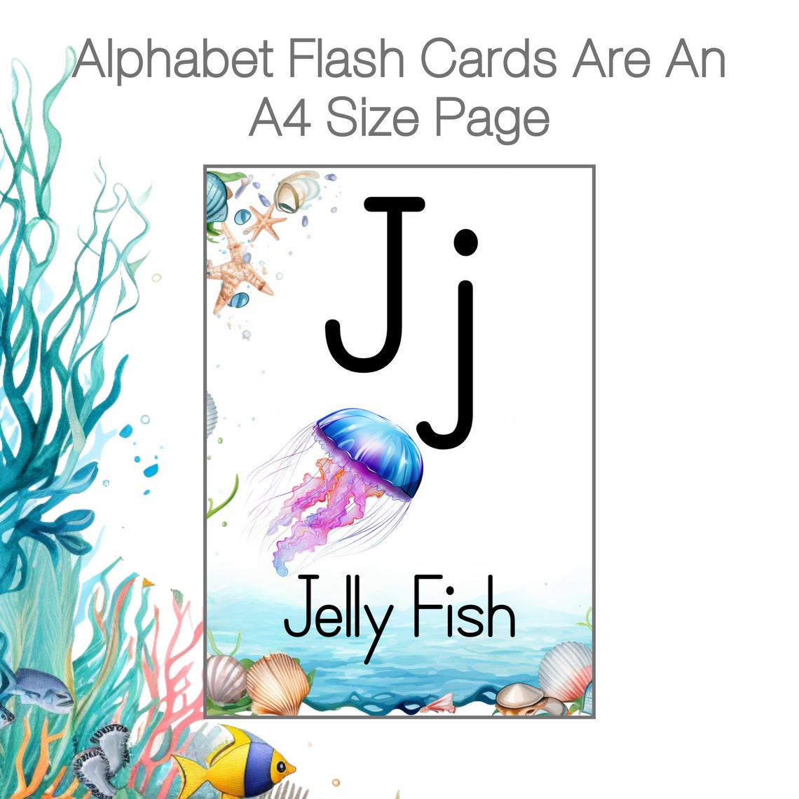 Under the Sea Classroom Theme | Alphabet Posters | Alphabet Class ...
