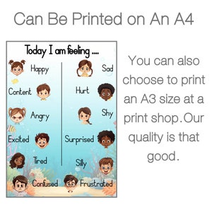 UNDER THE SEA Theme Affirmation Station and Feelings Chart | Positive ...