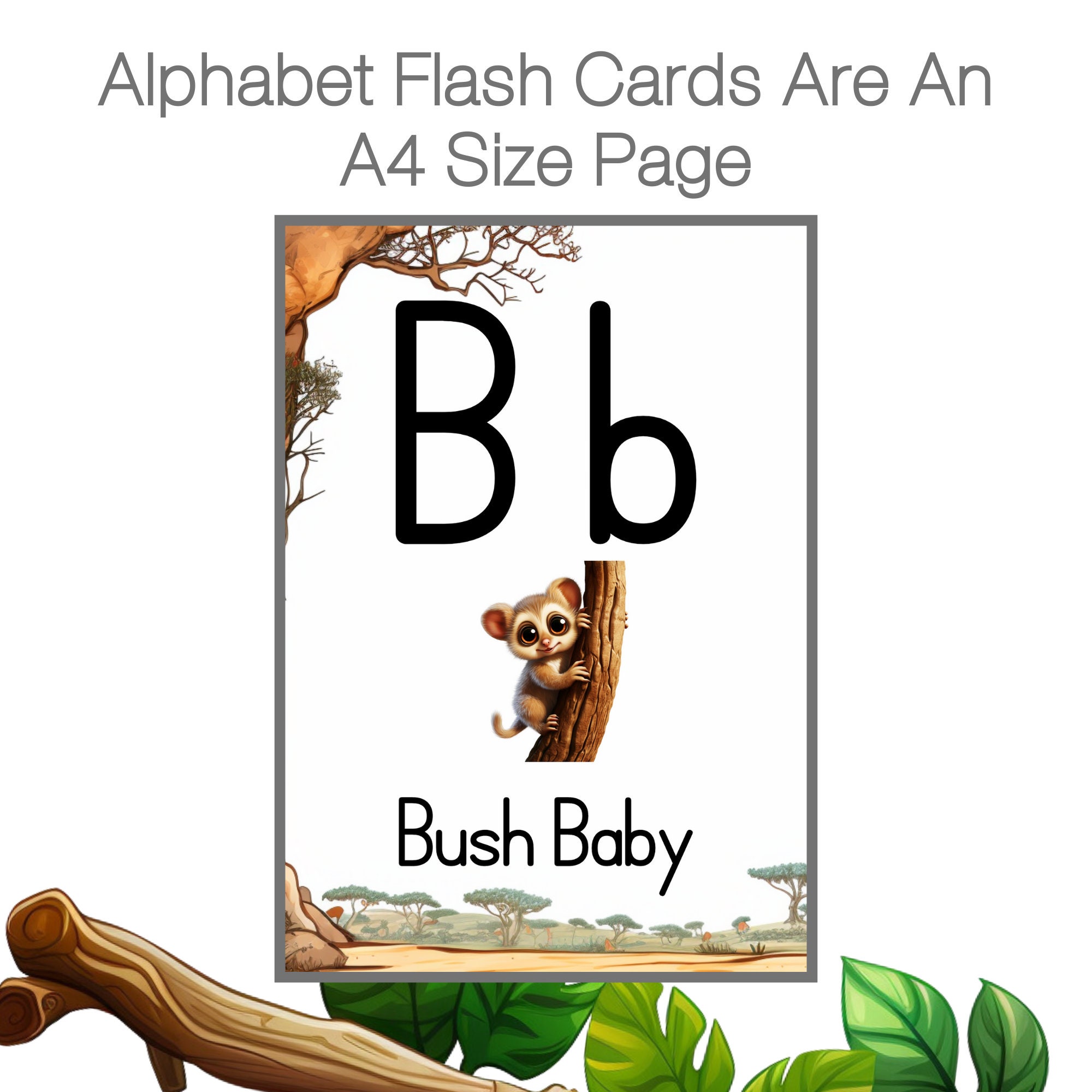 Safari Theme Classroom | Alphabet Posters | Alphabet Class Display ...